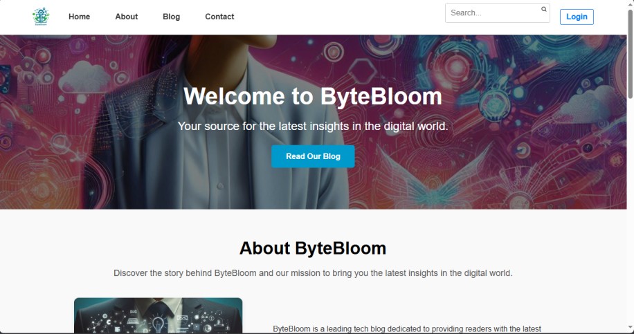 GitHub - SirOjimaojo/Bytebloom: A blog site