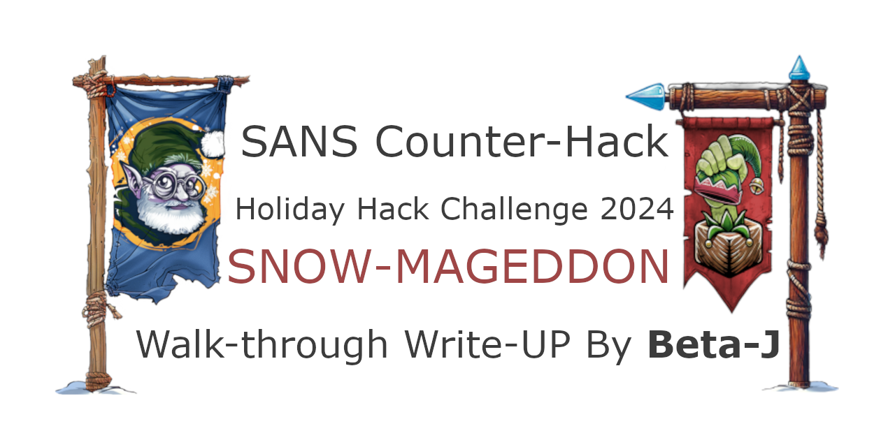 GitHub - beta-j/SANS-Holiday-Hack-Challenge-2024: Write Up tackling the Objectives and ...