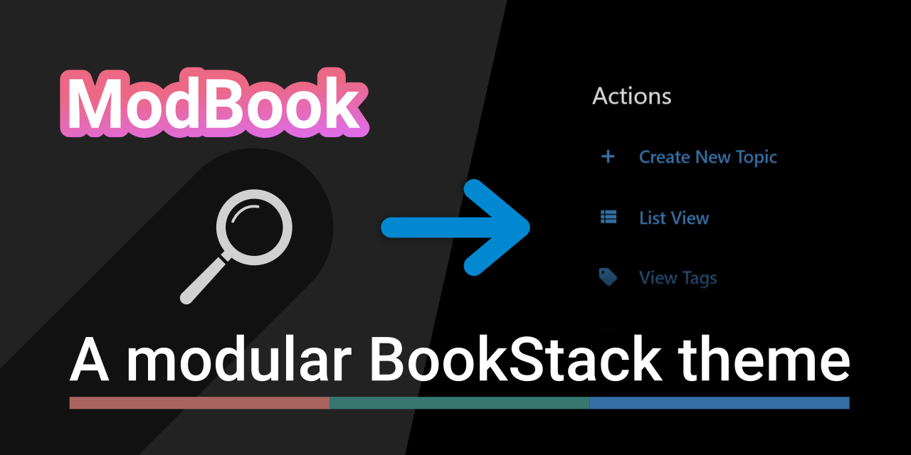GitHub - DiscordDigital/ModBook: A modular BookStack theme