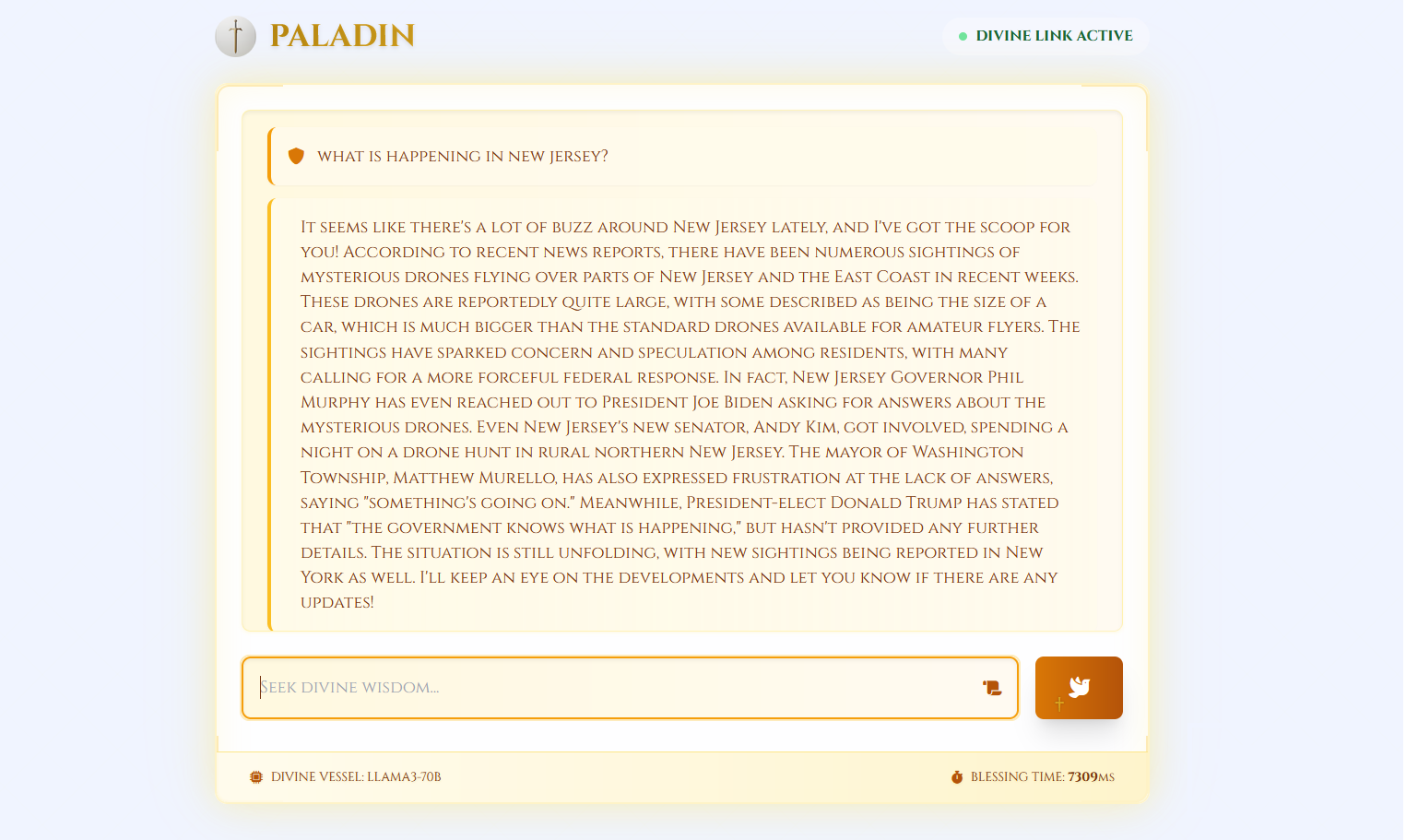GitHub - labsperceptron/Paladin: AI Search Assistant