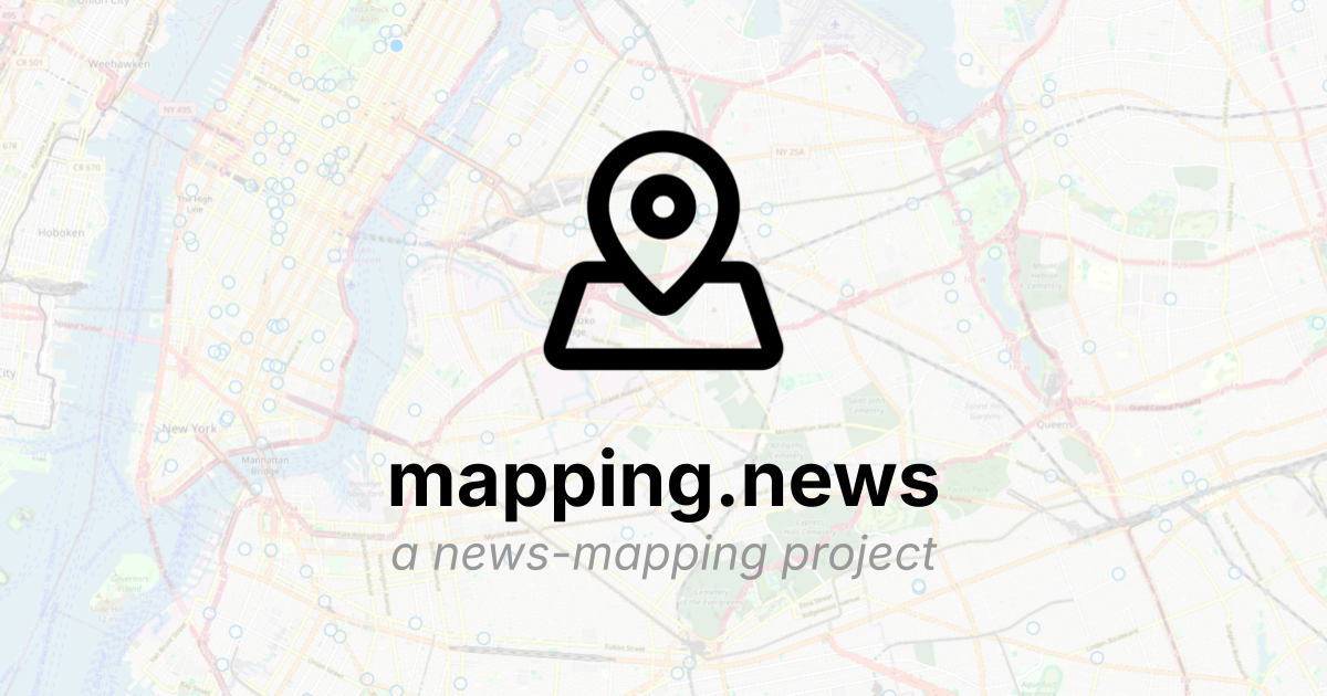 GitHub - ndemarchis/mapping-news: mapping local news in realtime
