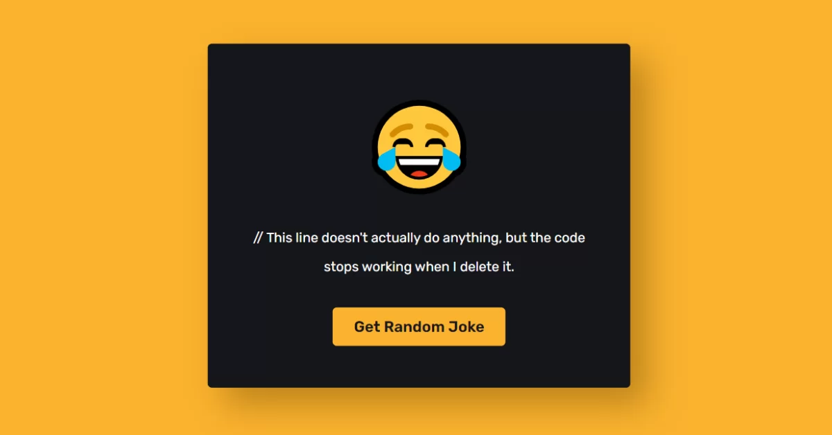 GitHub - AsifTLT/Tell-me-a-Joke-with-JS: "Tell Me a Joke" is a fun ...