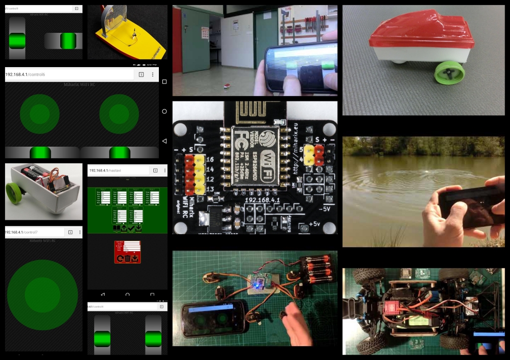 GitHub - miharix/miharix-wifi-rc: PCB and Example Software for making ...