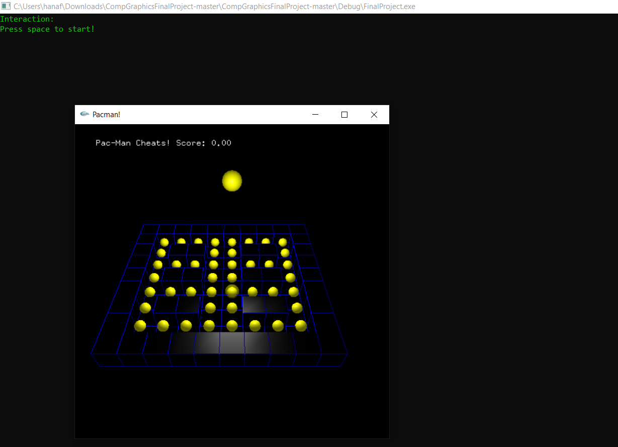 GitHub - maedahanafi/CompGraphicsFinalProject: Pacman Animation with OpenGL C++