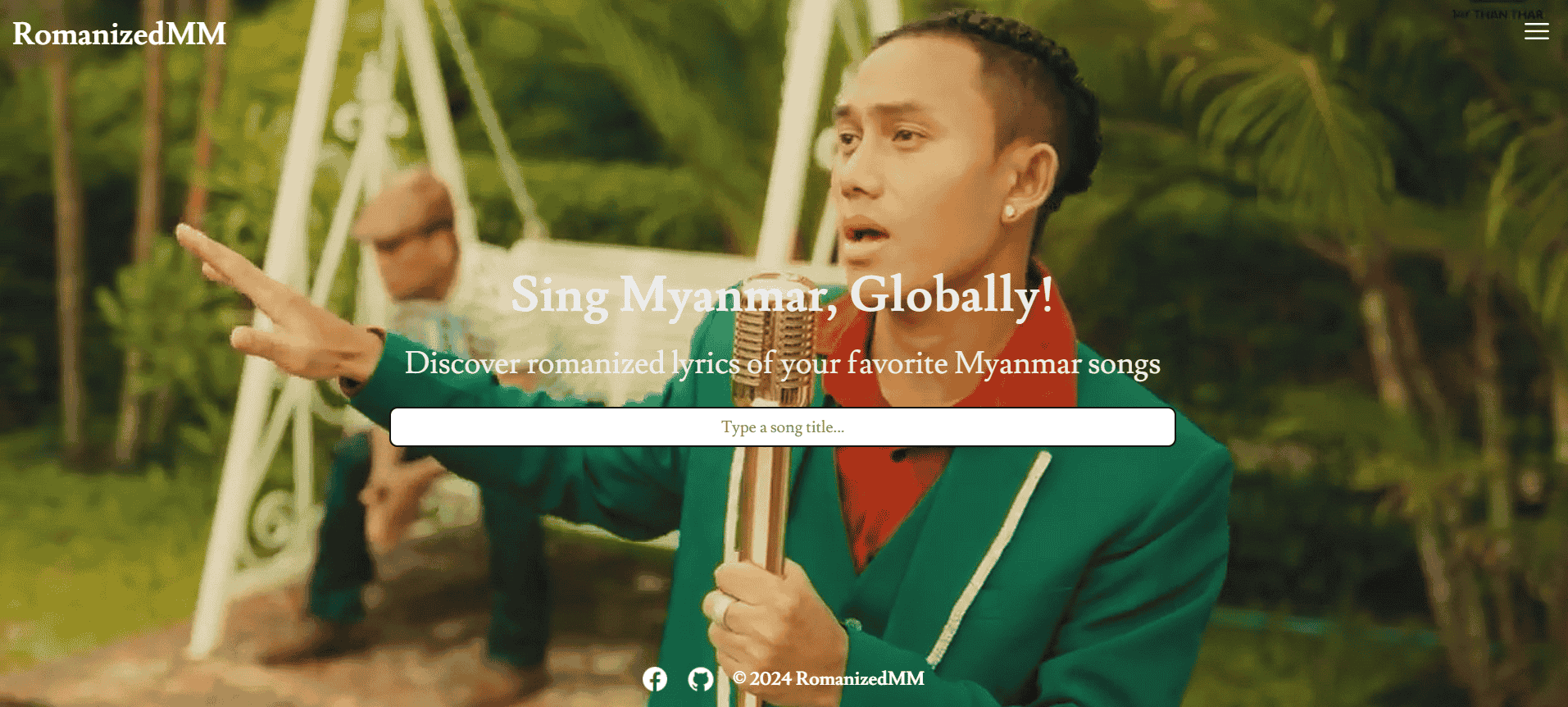 GitHub - ynwin1/RomanizedMMNext: A full-stack web-app to explore lyrics of Myanmar songs in ...