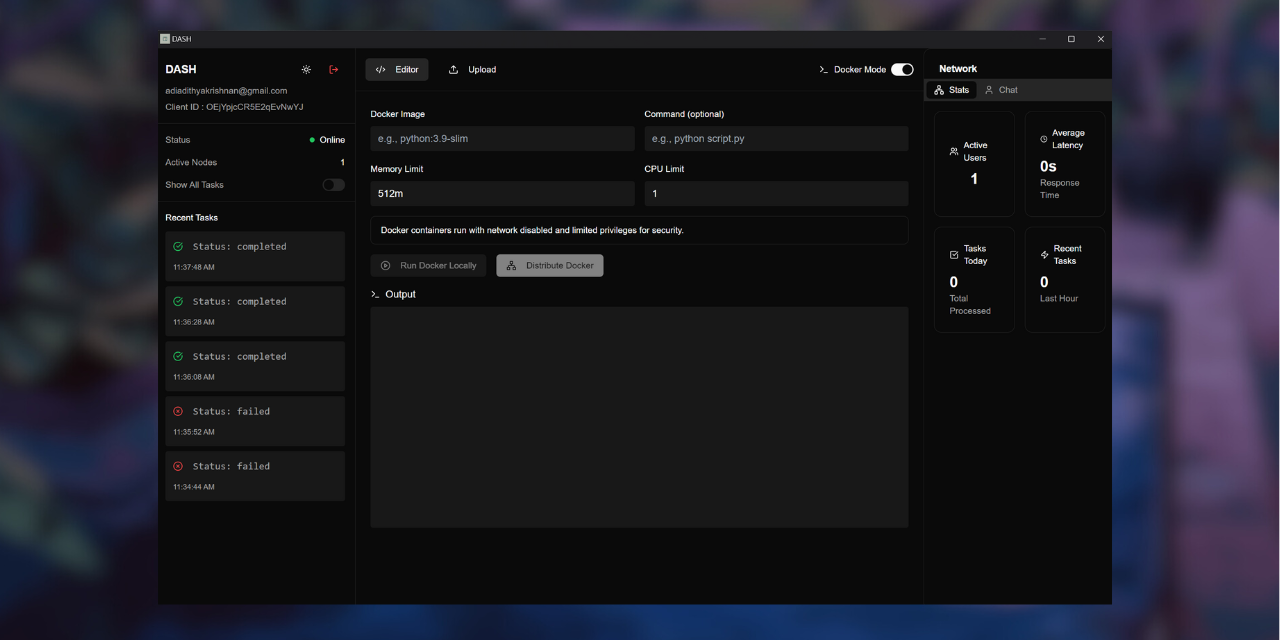 Github Chackozdash Desktop Distributed Adaptive Serverless Hosting Is An Advanced Cloud