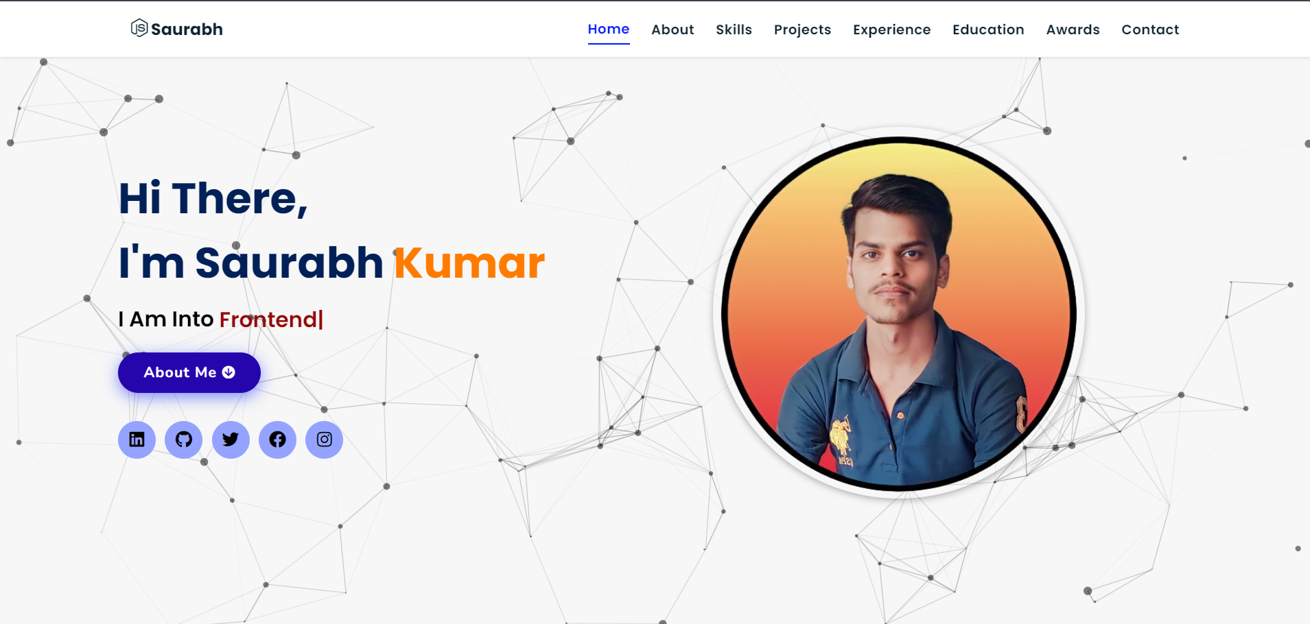 Github Saurabhtbj1201 My Portfolio Saurabh 🚀 Portfolio Website A