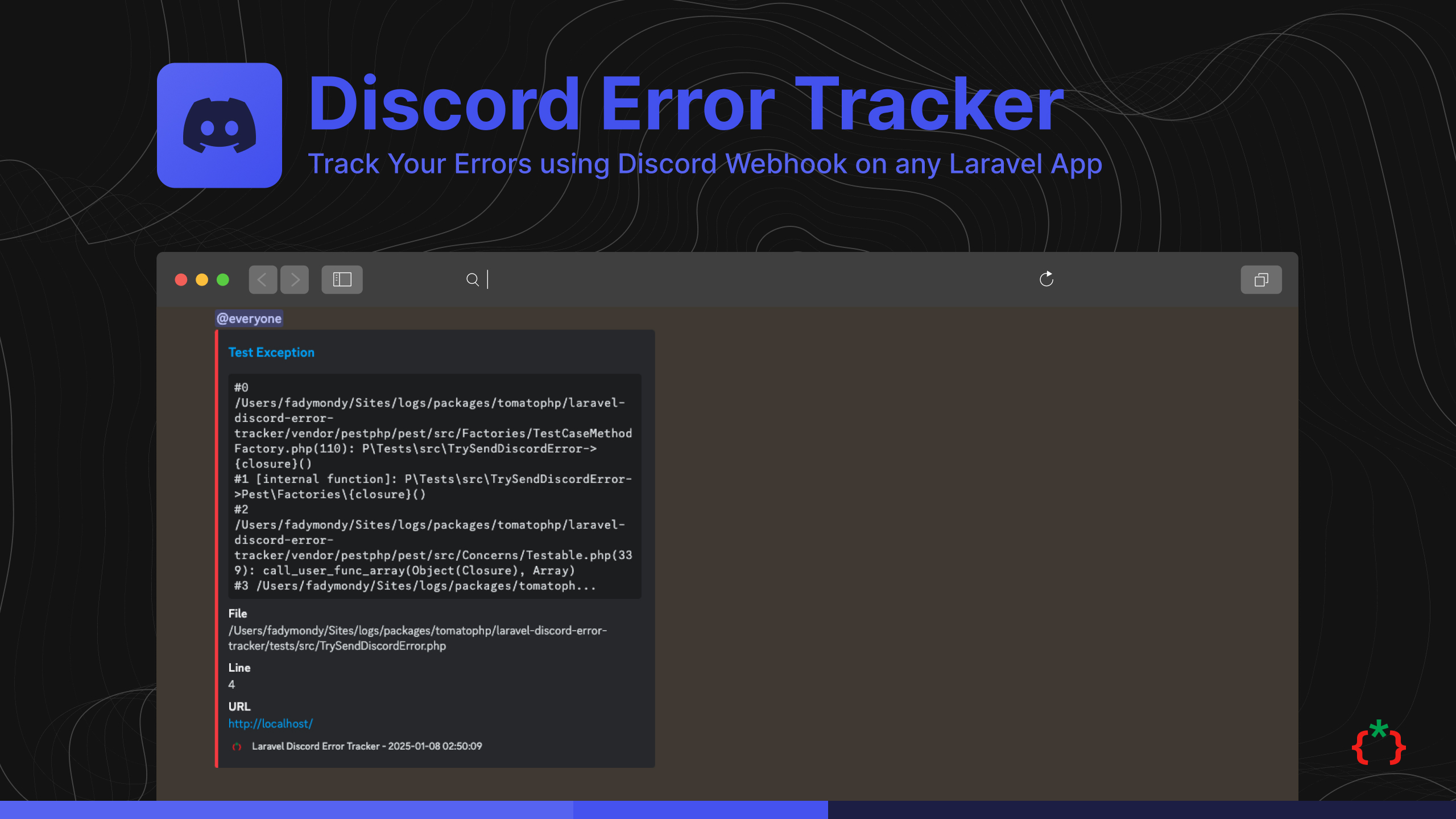 GitHub - tomatophp/laravel-discord-error-tracker: Track Your Errors using Discord Webhook on any ...