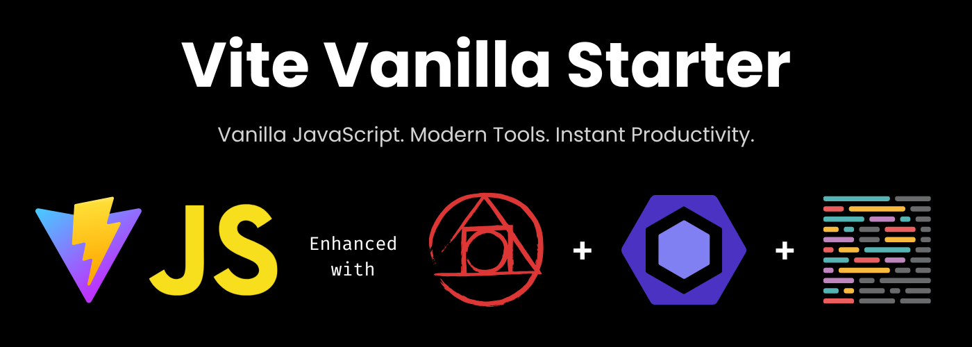 GitHub - ahmadkdev/vite-vanilla-starter: A minimal, fast, and customizable starter template for ...