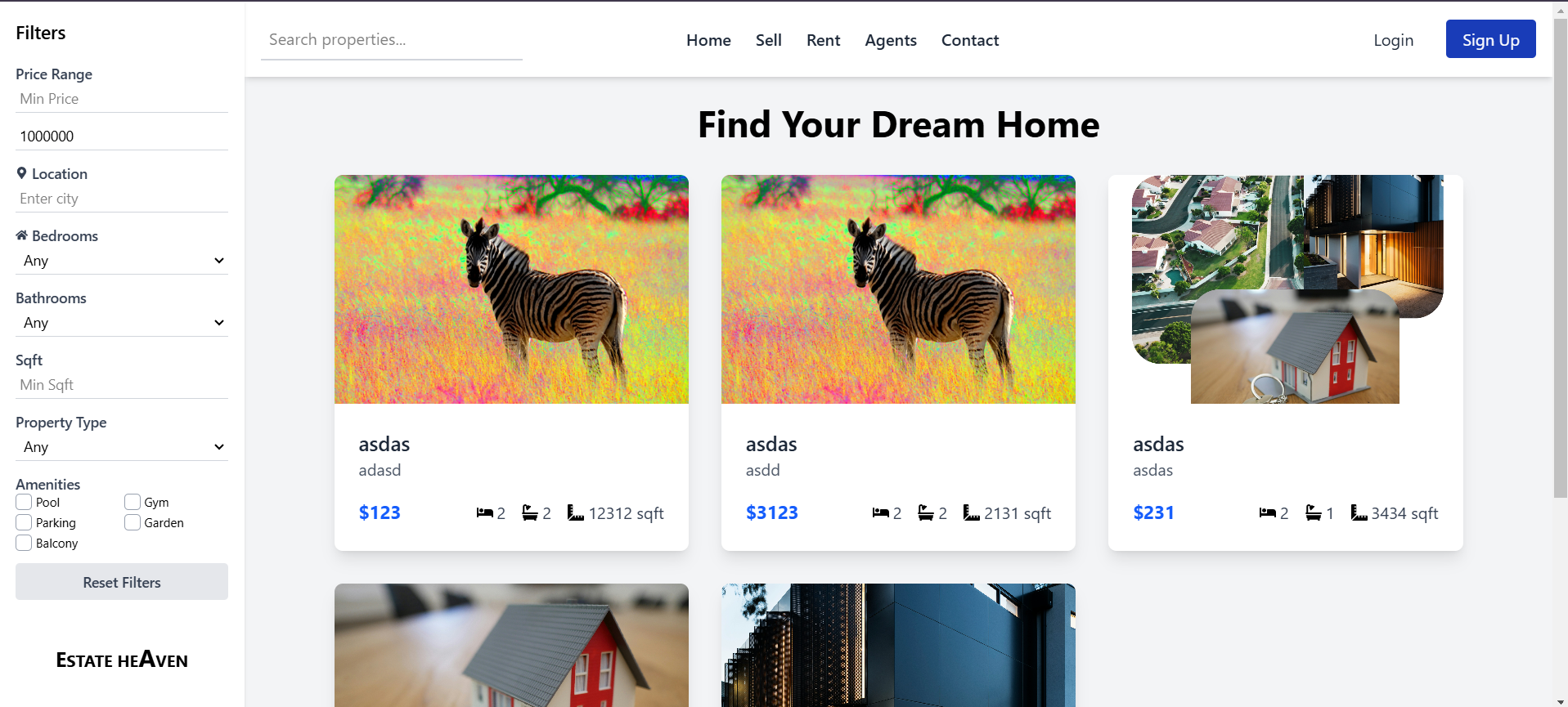 GitHub - shivangshukla7020/Estate-Heaven