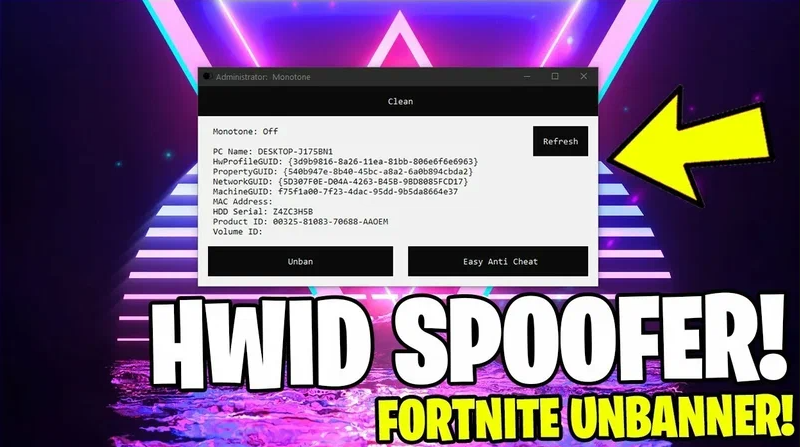 GitHub - sn1vver/Monotone-HWID-Spoofer: Custom Created Hardware ID ...