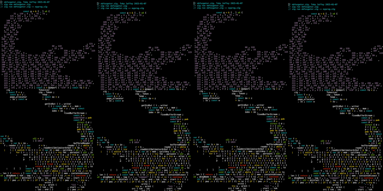 GitHub - ringtailsoftware/obfusgator: obfusgator.zig