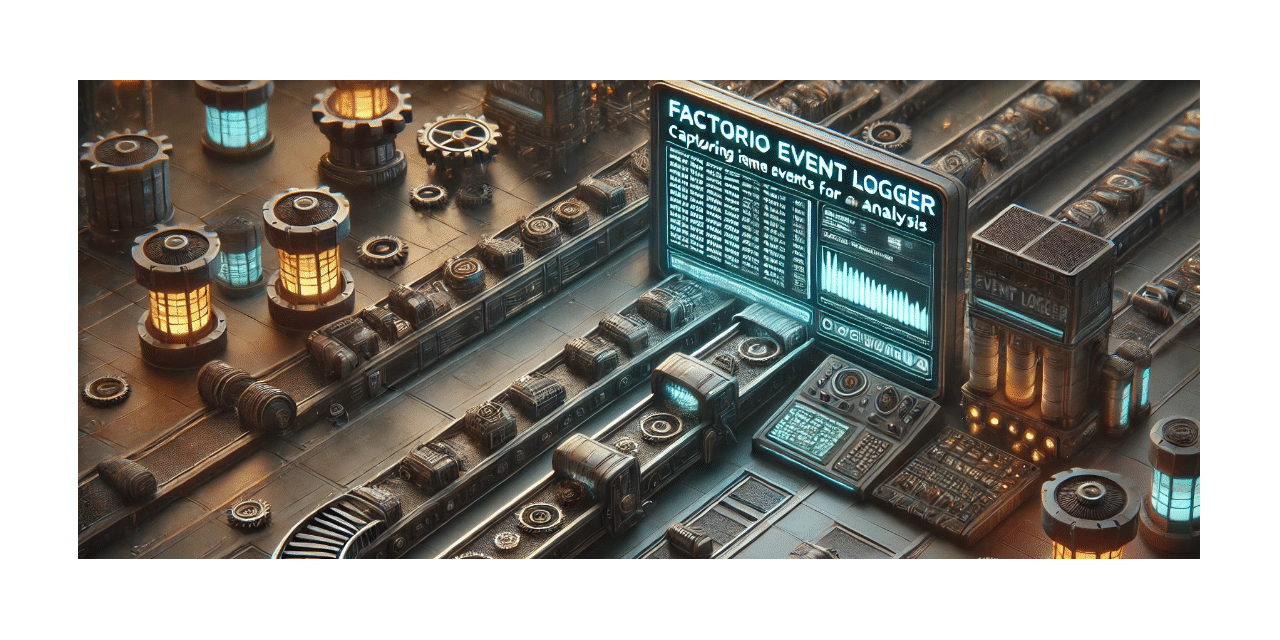 GitHub - DarkMatterProductions/events-logger: events-logger provides Factorio a system that ...