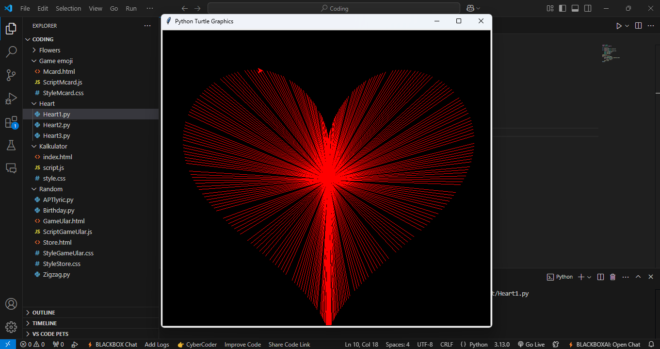 GitHub - stnaimah/Hearts-or-Love: Codingan love dari Pyhton.