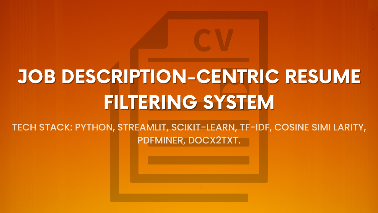GitHub - Divyam-Deep/Resume-Shortlisting-based-on-Job-Description