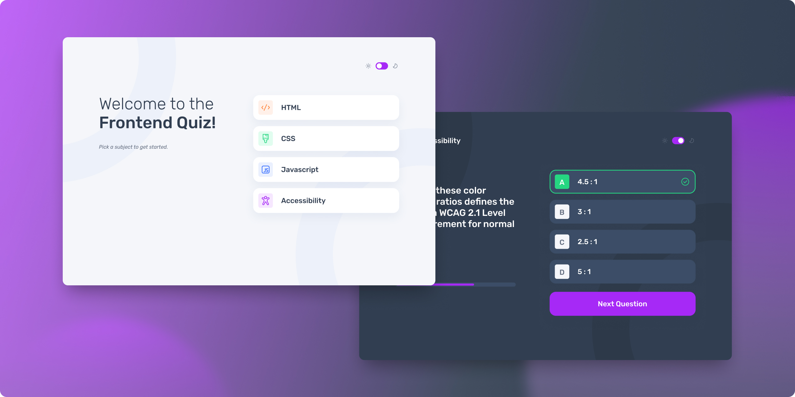 GitHub - grifano/fm-14-frontend-quiz: A fully functional quiz app built with TypeScript, React ...
