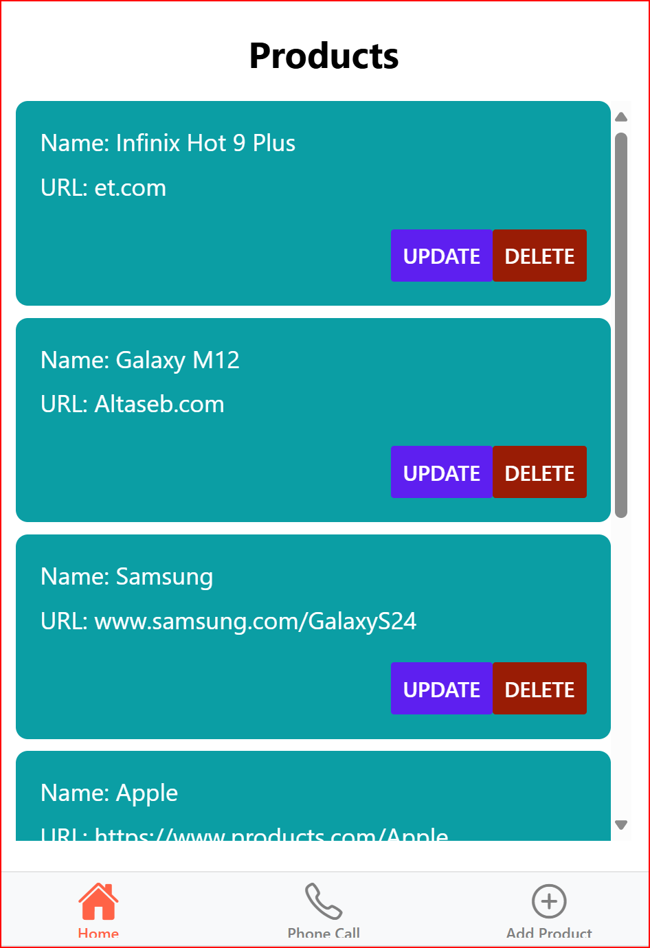 Github Habtamu Shiferawreact Native Basic Crud App