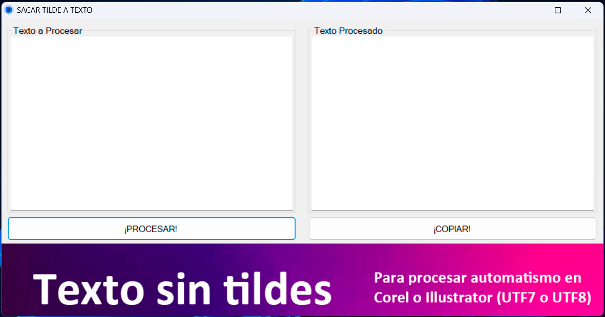 GitHub - alangonzales8/Sin-tilde: Software para quitas o sacar las tildes de un texto o listado ...