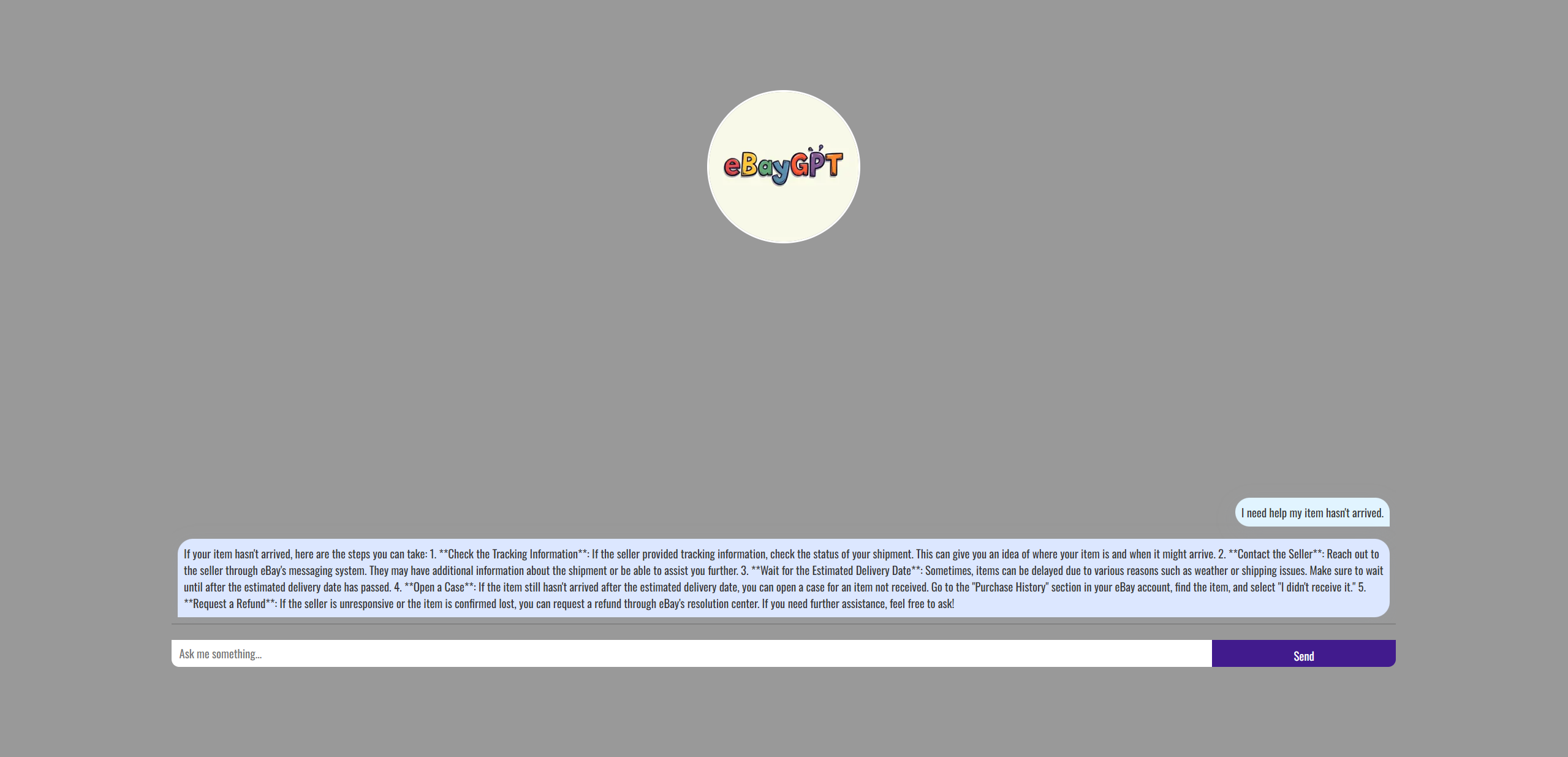 GitHub - STheoo/ebay-supportgpt: AI Chatbot using Retrieval Augmented ...