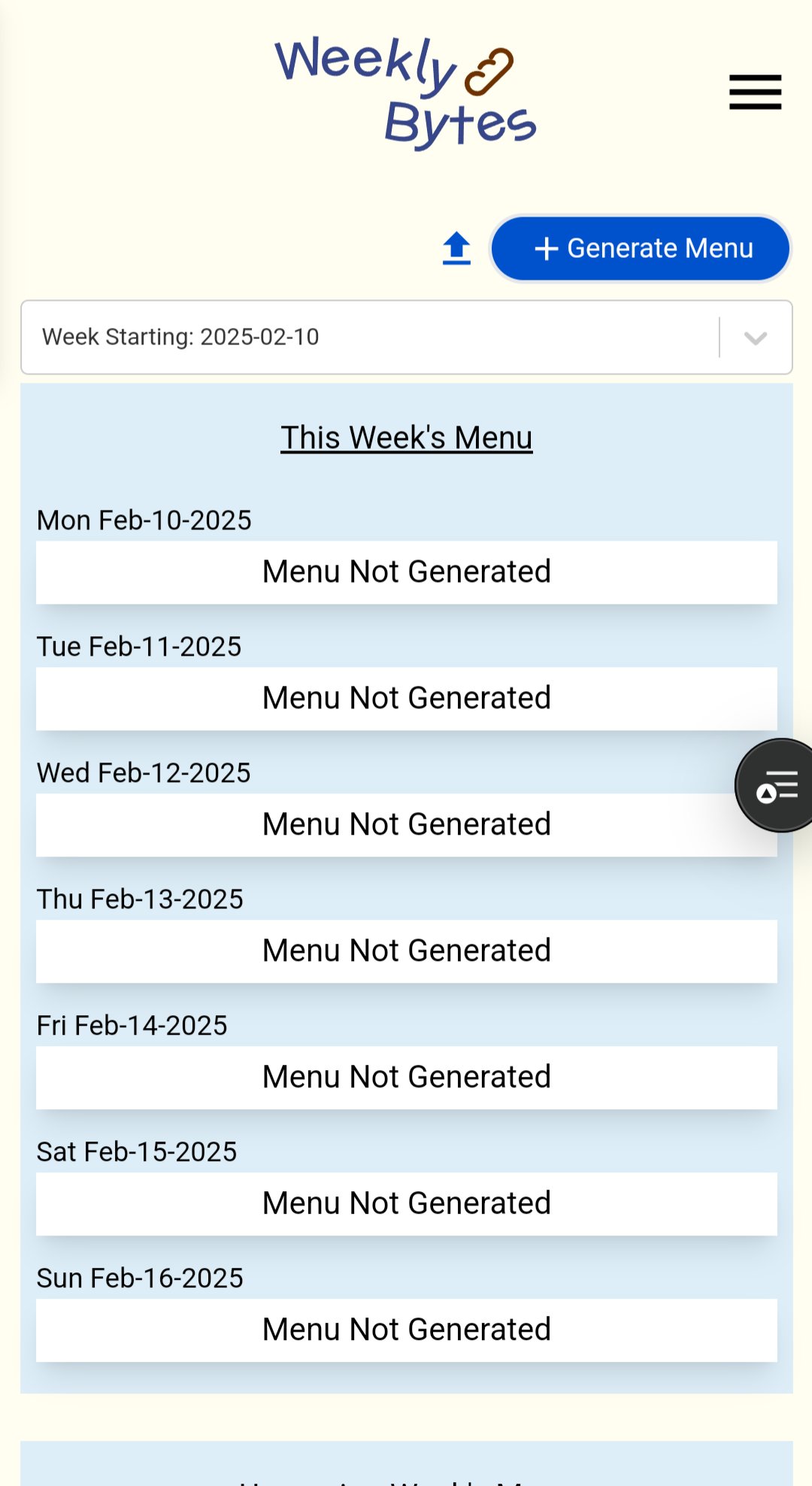 GitHub - ivannissimrch/weeklyBytes: Team collaboration project. Meals ...