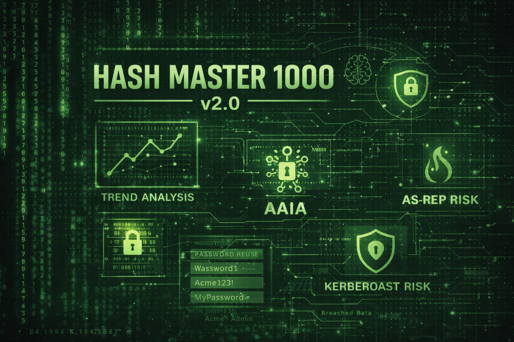GitHub - shellntel/HashMaster1000: Password analysis, hash analysis and ...