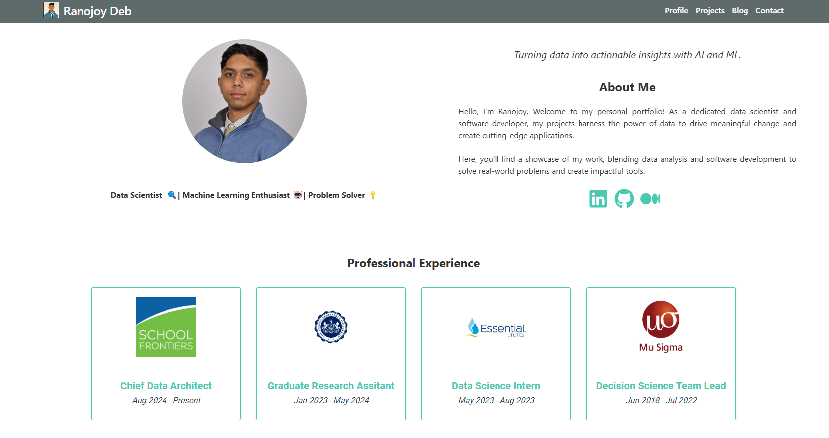 GitHub - sf-ranojoy/my-portfolio