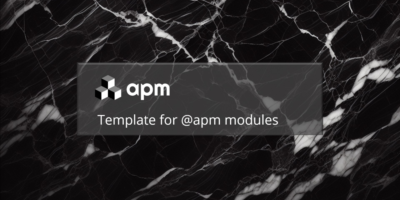 GitHub - abapPM/Template-for-abapPM: Template for @apm Packages
