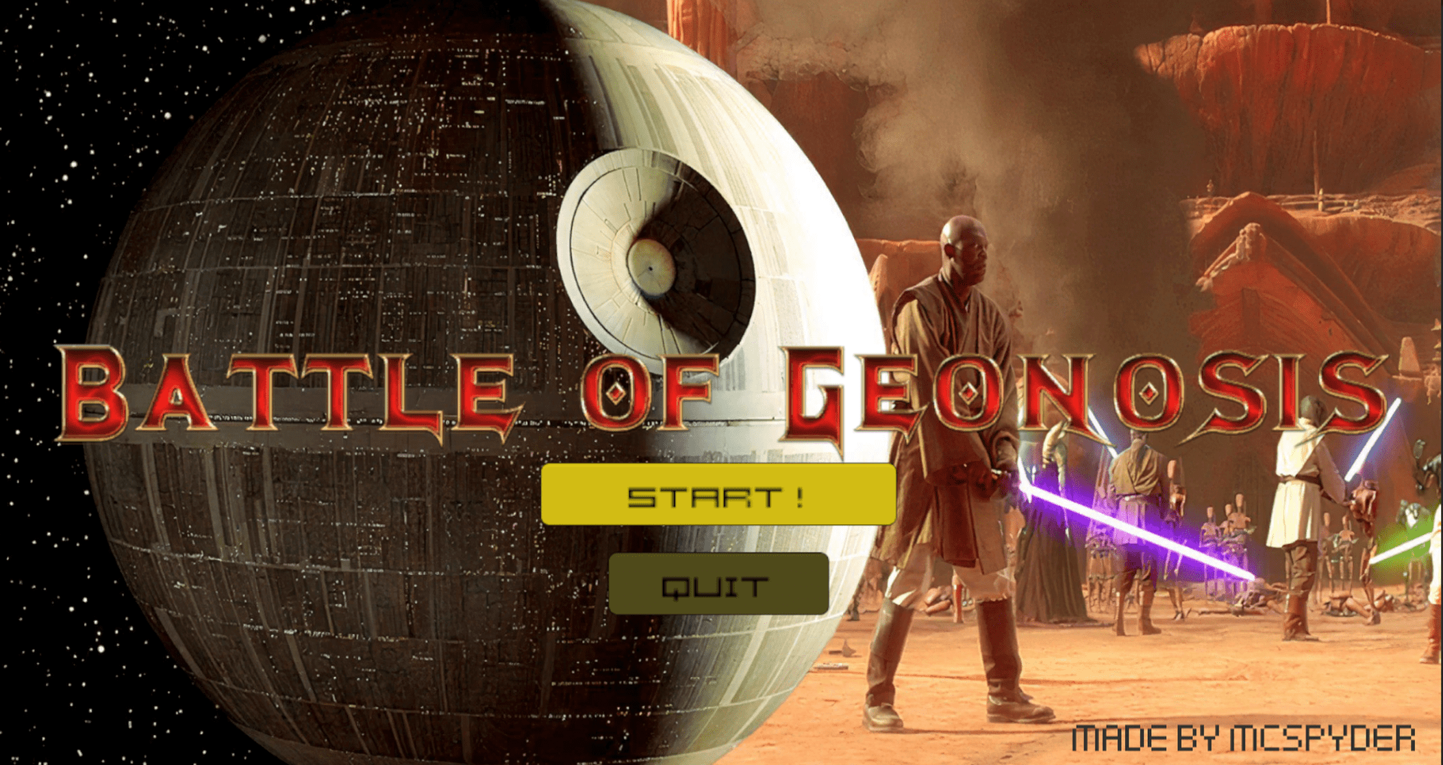 GitHub - mcspyder/Battle-of-Geonosis: I made a Unity game, that includes shooting, starships ...