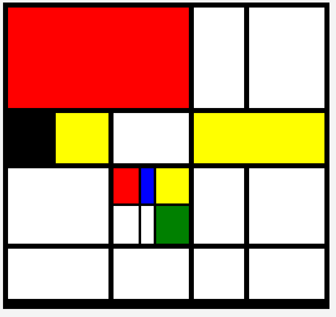 GitHub - joaoabaptista/Mondrian: html/css Mondrian page