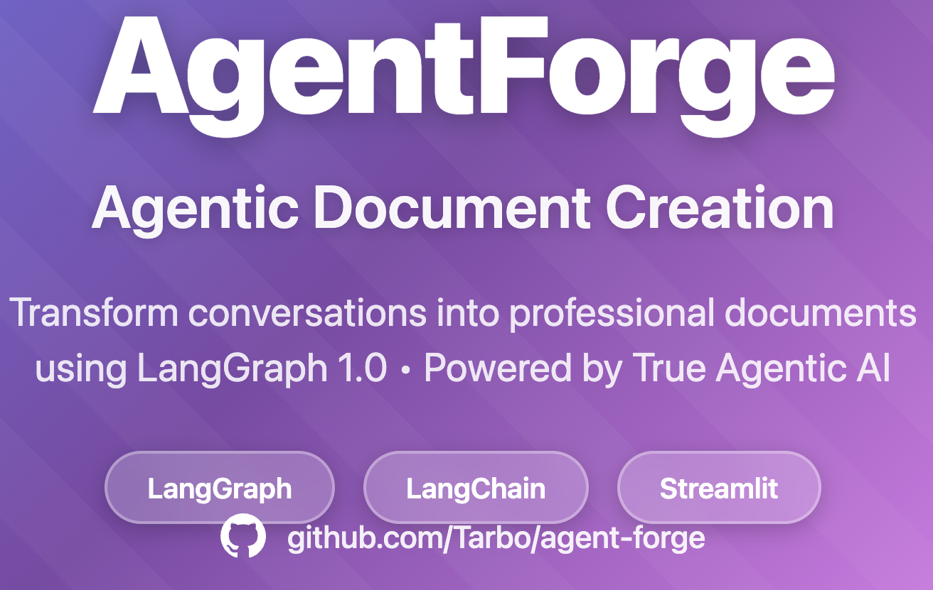 Github Tarbo Agent Forge All About Ai Agents