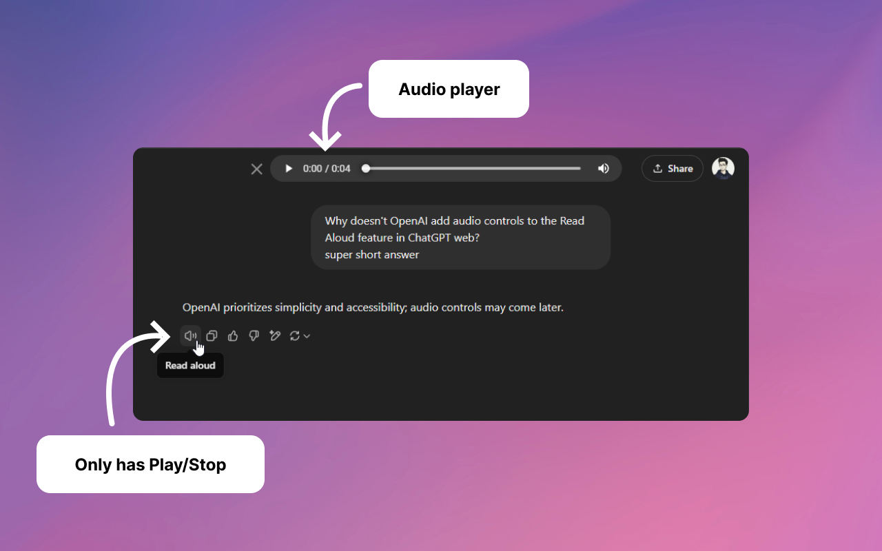 GitHub - ian-speckart/chatgpt-audio-player: Audio player for the Read ...