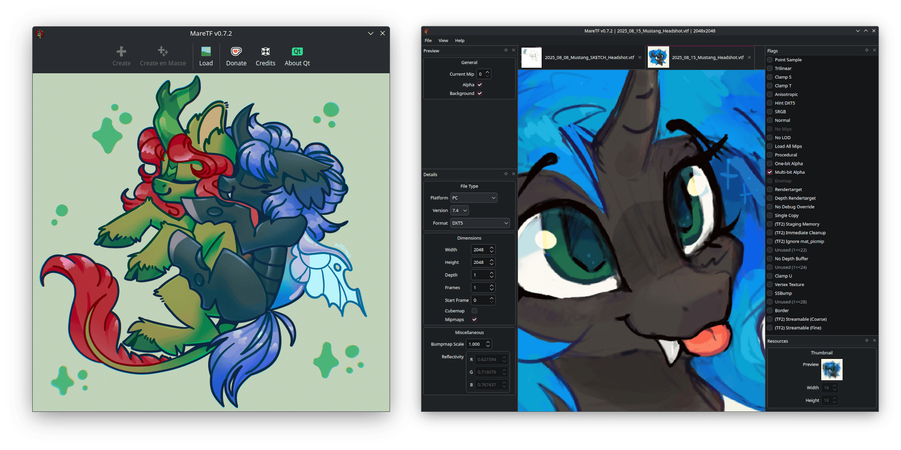 GitHub - craftablescience/MareTF: A utility to create, edit, and display every type of VTF file ...