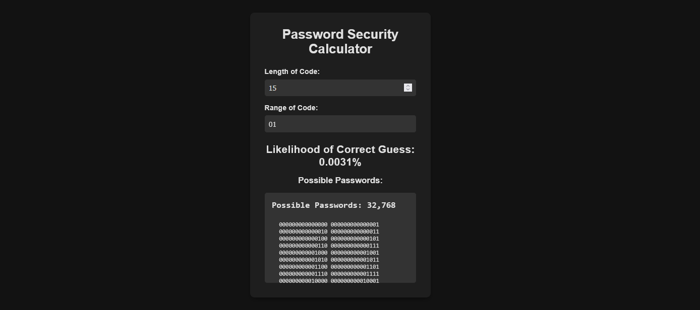 GitHub - kay-who-codes/Password-Security-Calculator: A bowser app that ...