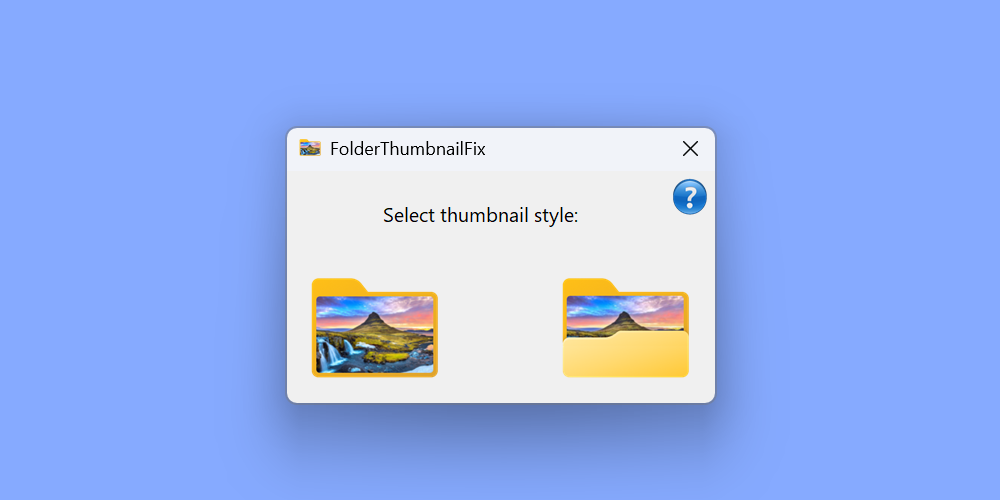 GitHub - LesFerch/FolderThumbnailFix: Make Windows 11 show full-size folder thumbnails