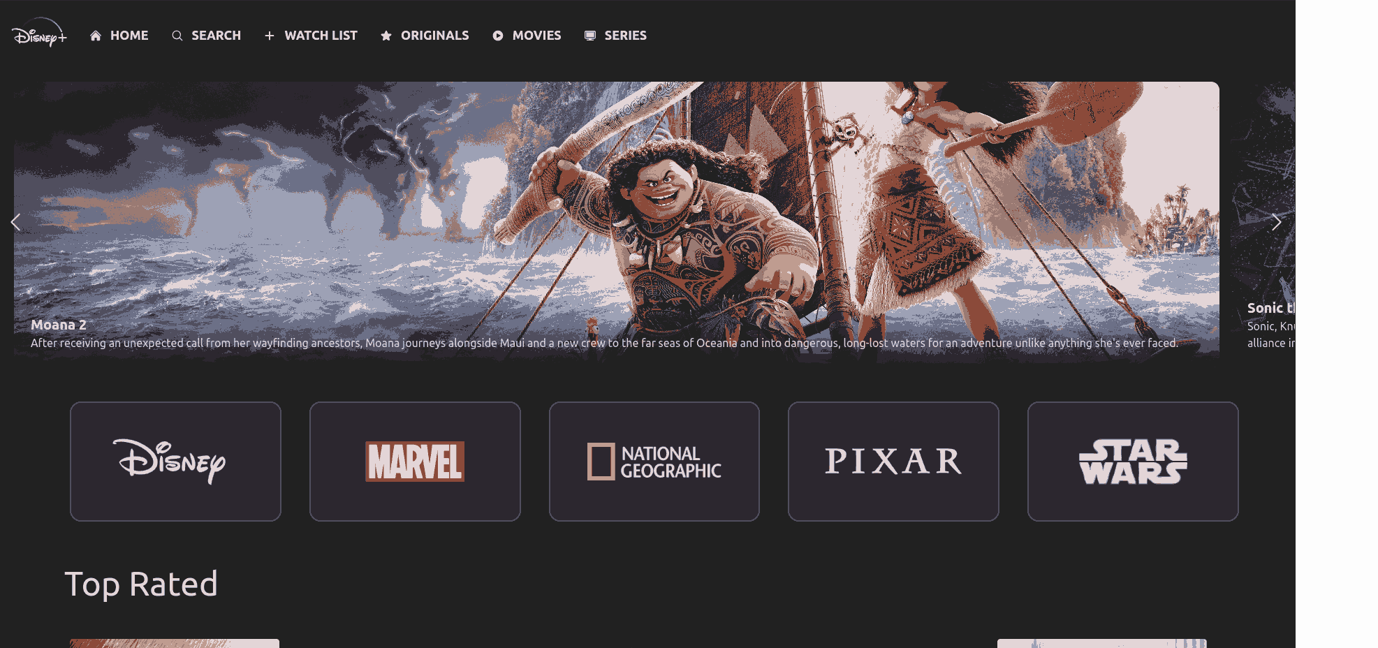 GitHub - aabhiojha/Disney-Plus: a clone website made using reactjs