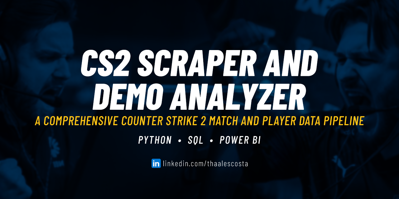 GitHub - thaalescosta/cs2-match-and-player-scraper: Scrape and analyze Counter Strike 2 data
