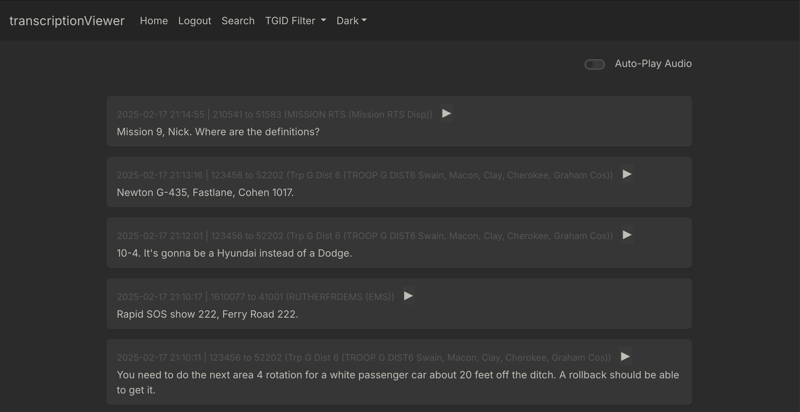 GitHub - swiftraccoon/sdrTrunkTranscription: custom tooling to ingest ...
