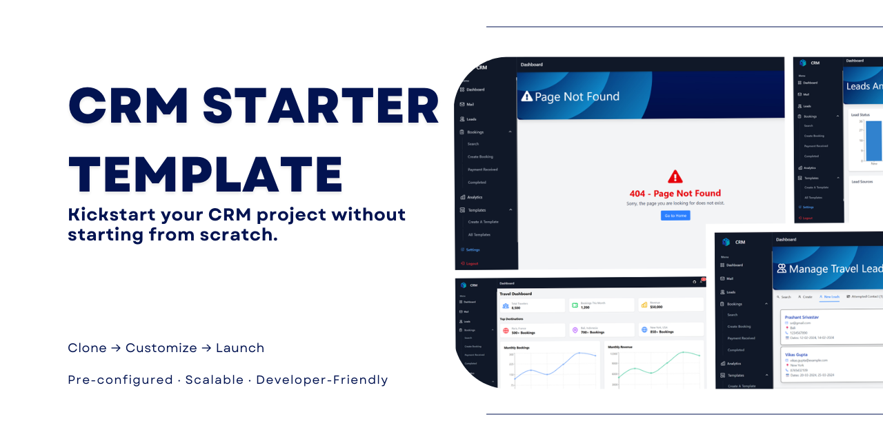GitHub - sangamprashant/crm-dashboard-template-react: This is a fully responsive dashboard built ...