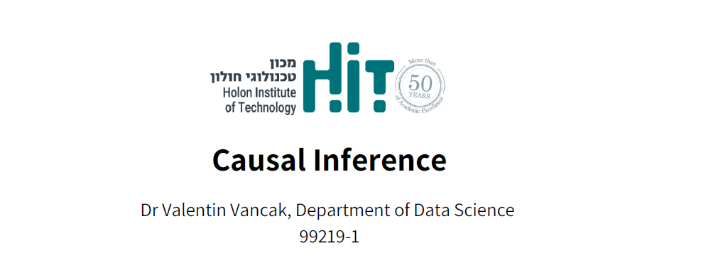 GitHub - vancak/causal-inference: Lecture slides of the Causal Inference course (99219) at the ...