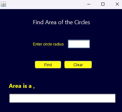 GitHub - Senuda-Adihetty/Calculate-Area-of-a-Circle-GUI: GUI program in ...