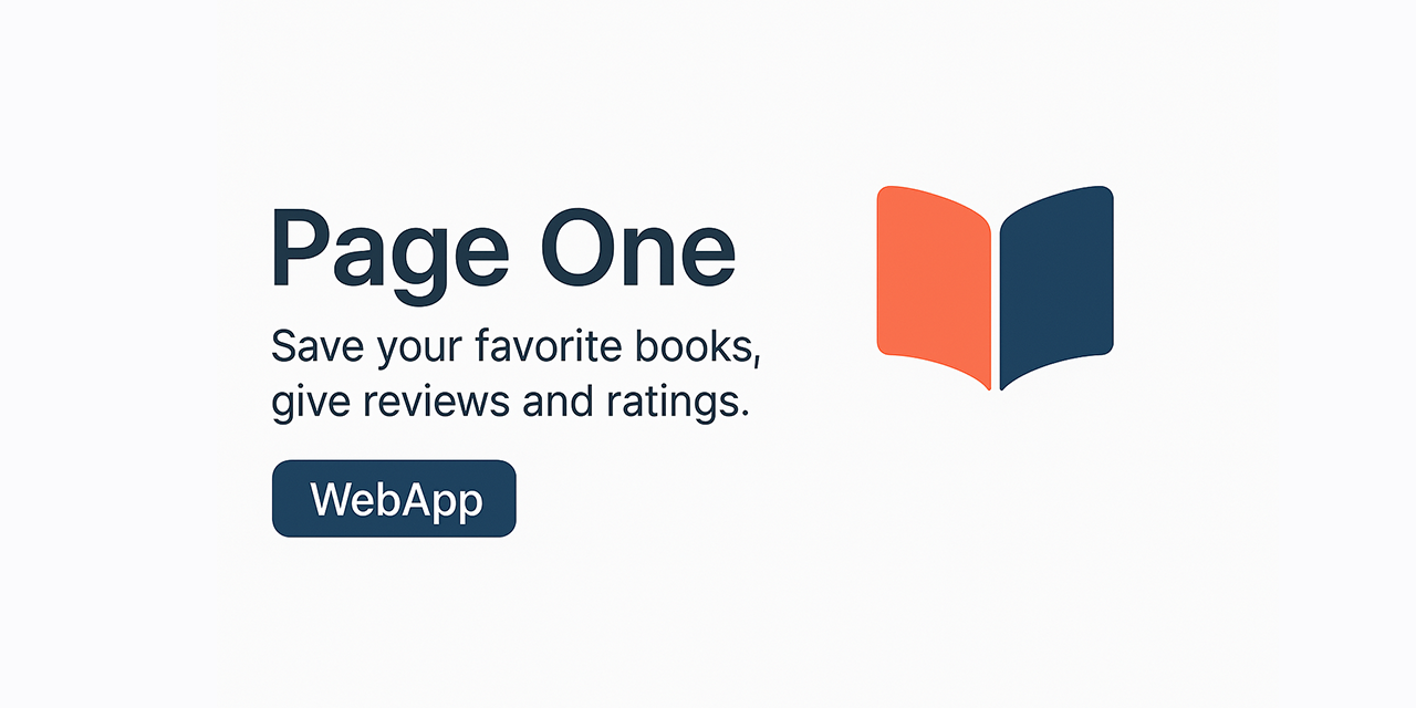 GitHub - iragca/page-one: Page One Backend - Group Project for DS324: Web Development (Elective 3)