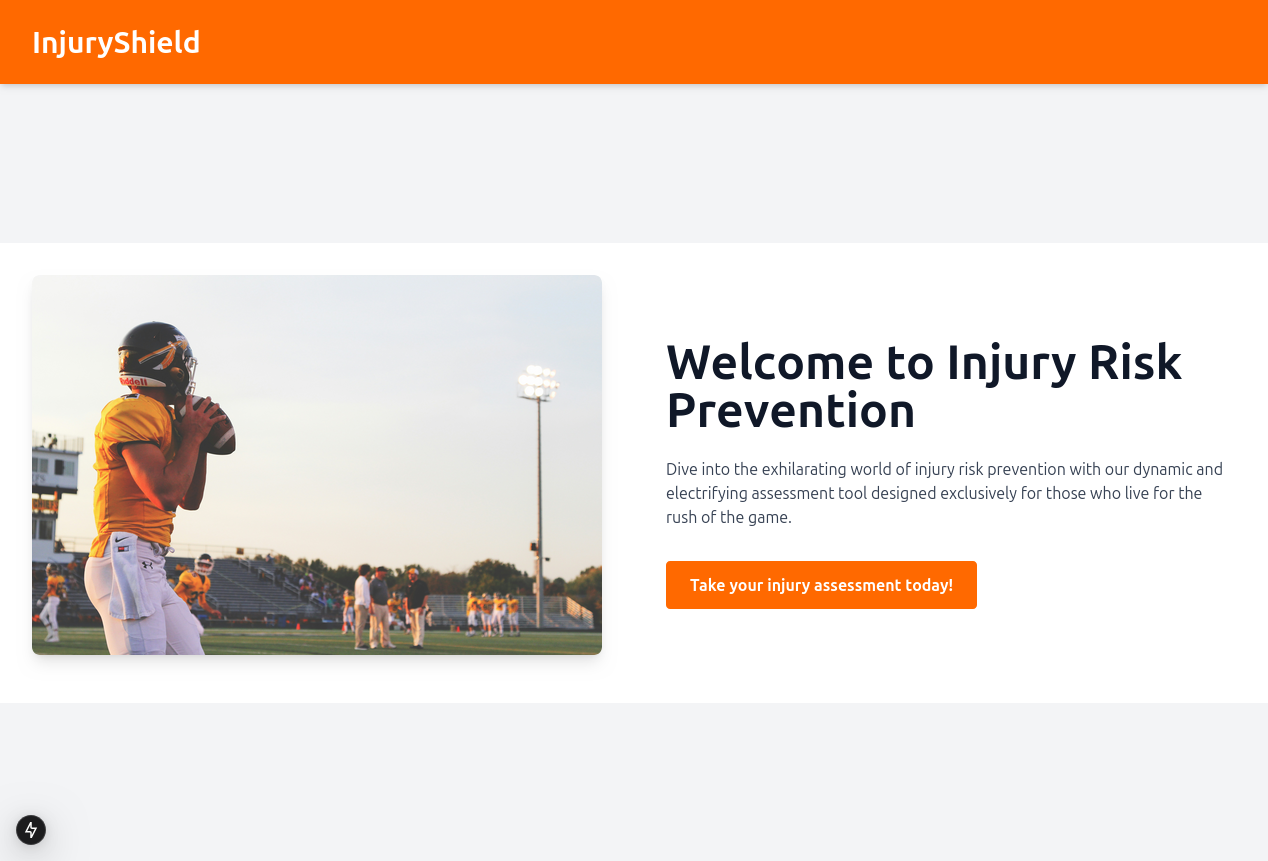 GitHub - jaeheonshim/injury-shield: Hacklytics 2025 Submission - "Dominate the Field. Predict ...