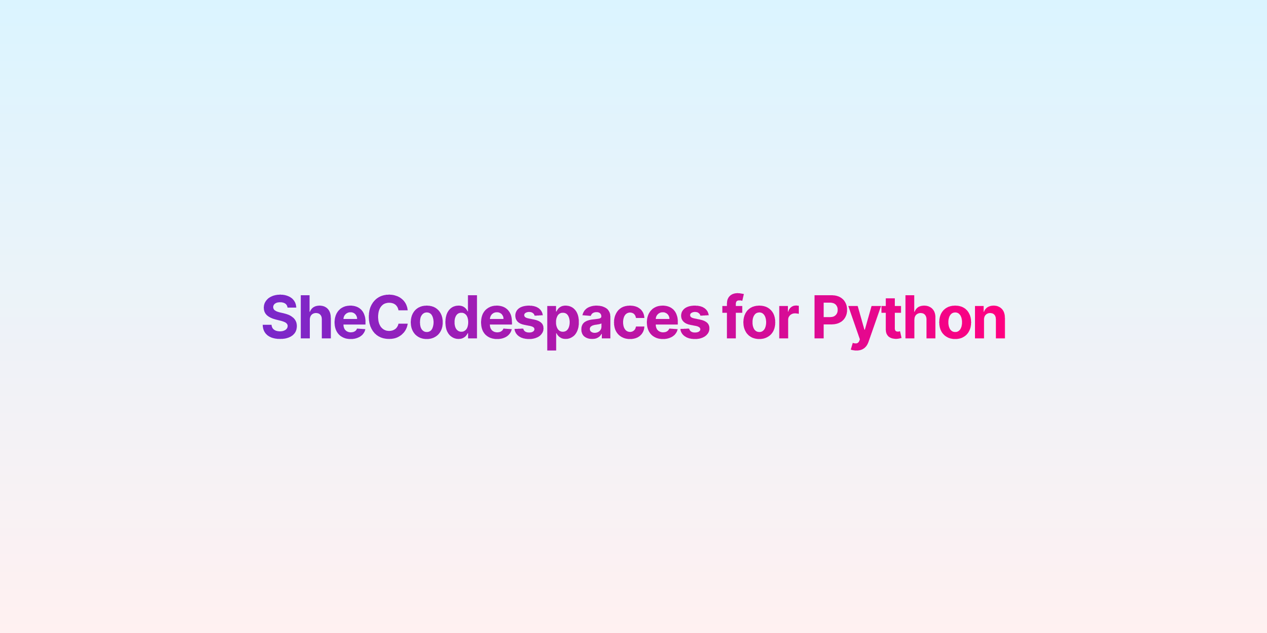 GitHub - j4ckofalltrades/shecodespaces-python: A pre-configured Python ... GitHub - j4ckofalltrades/shecodespaces-python: A pre-configured Python ...