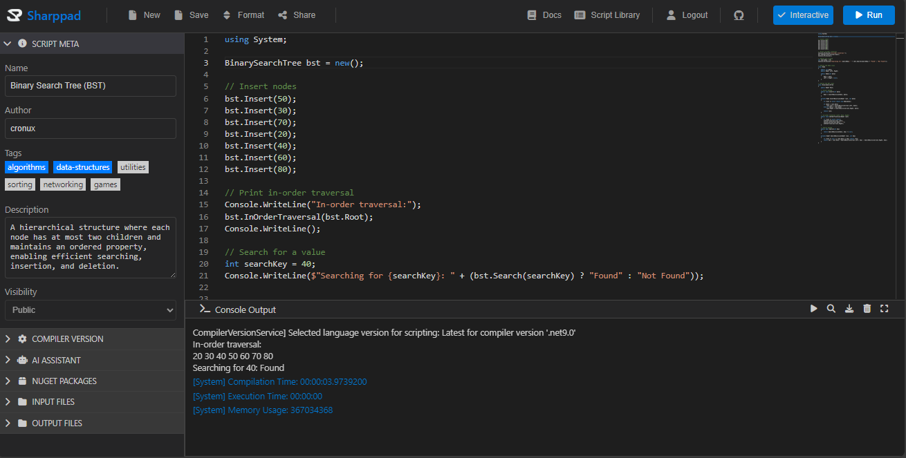 GitHub - coretravis/Sharppad: Sharppad is an open-source, browser-based interactive development ...