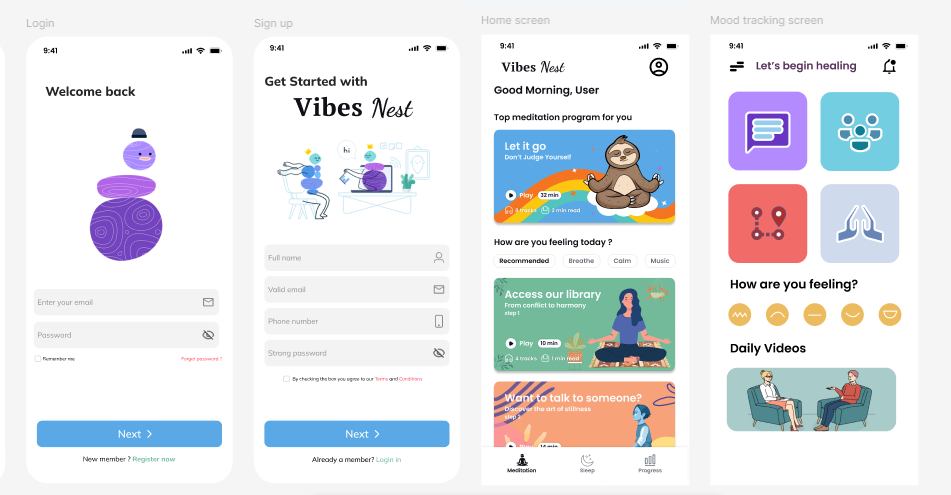GitHub - SasmithaTharushan/vibes_nest: Mental health supporting app with in built community support