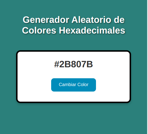 GitHub - polidorl/Proyecto-Color-Aleatorio: En este proyecto se genera un color hexadecimal ...