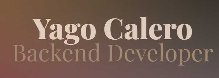 GitHub - yagocr2/portfolio-yago