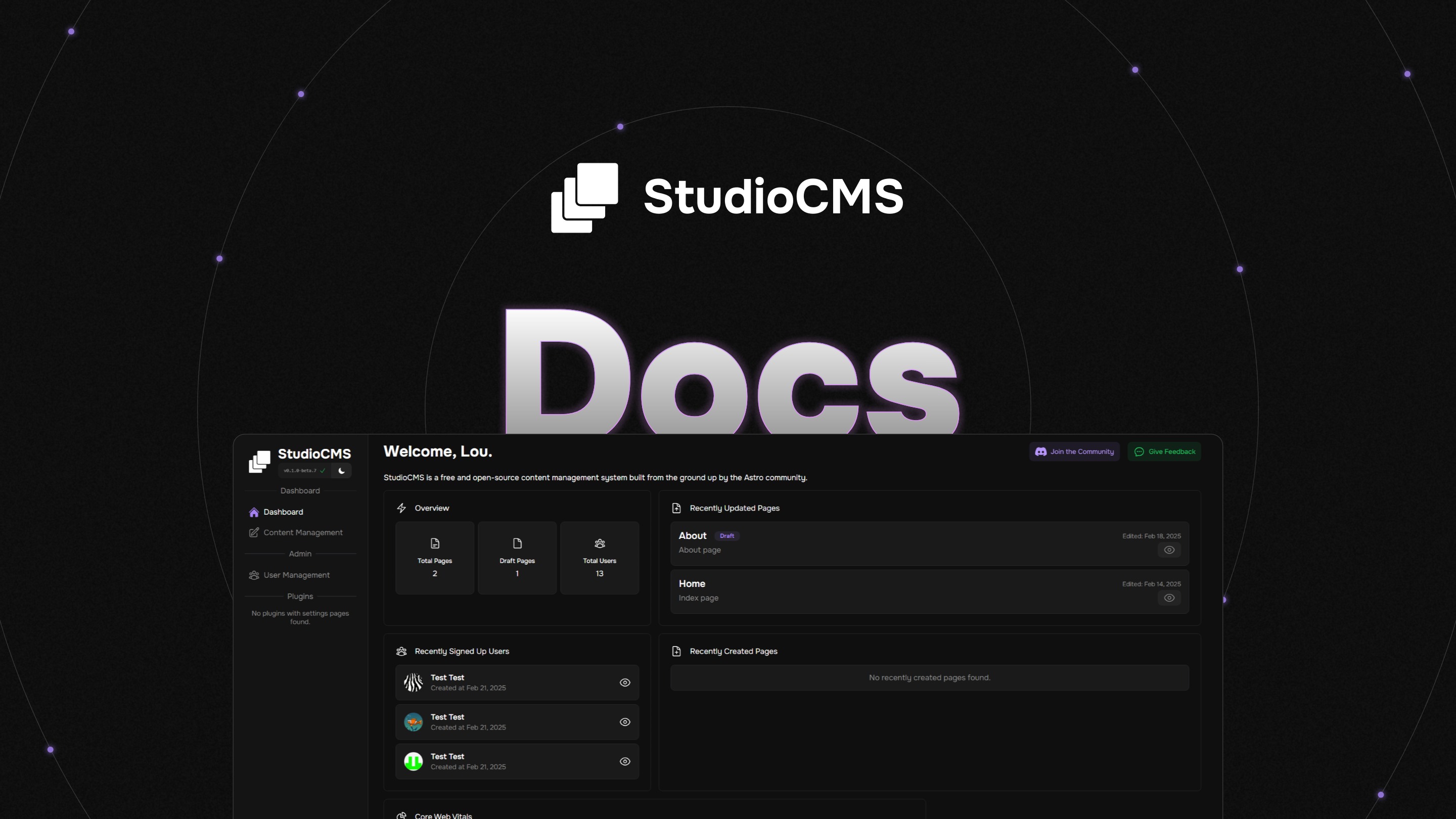docs/src/content/docs/en/config-reference/dashboard.mdx at main · withstudiocms/docs · GitHub