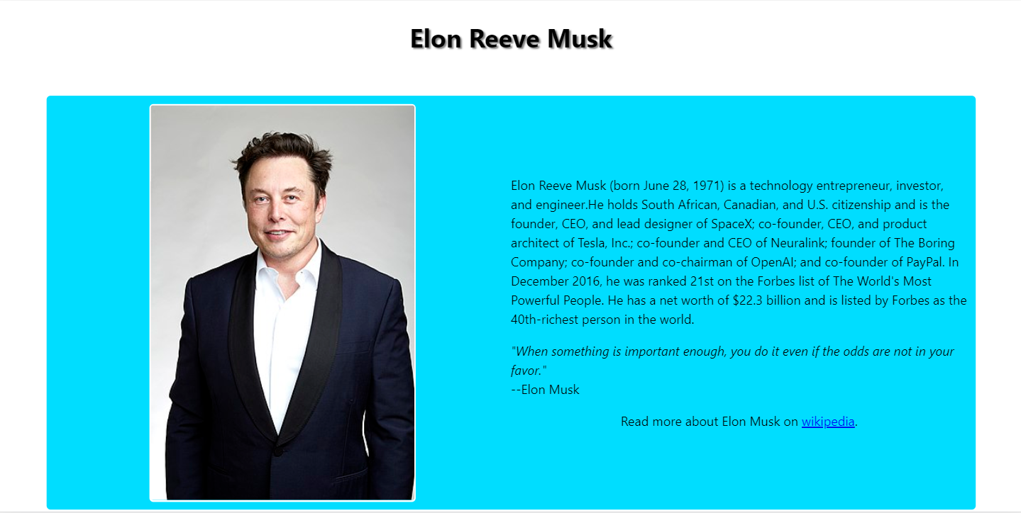 GitHub - KaushikDev/tribute: A short tribute to Elon Musk