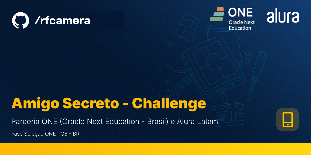 GitHub - rfcamera/amigo-secreto: Challenge ONE - 1º desafio do curso Oracle ONE